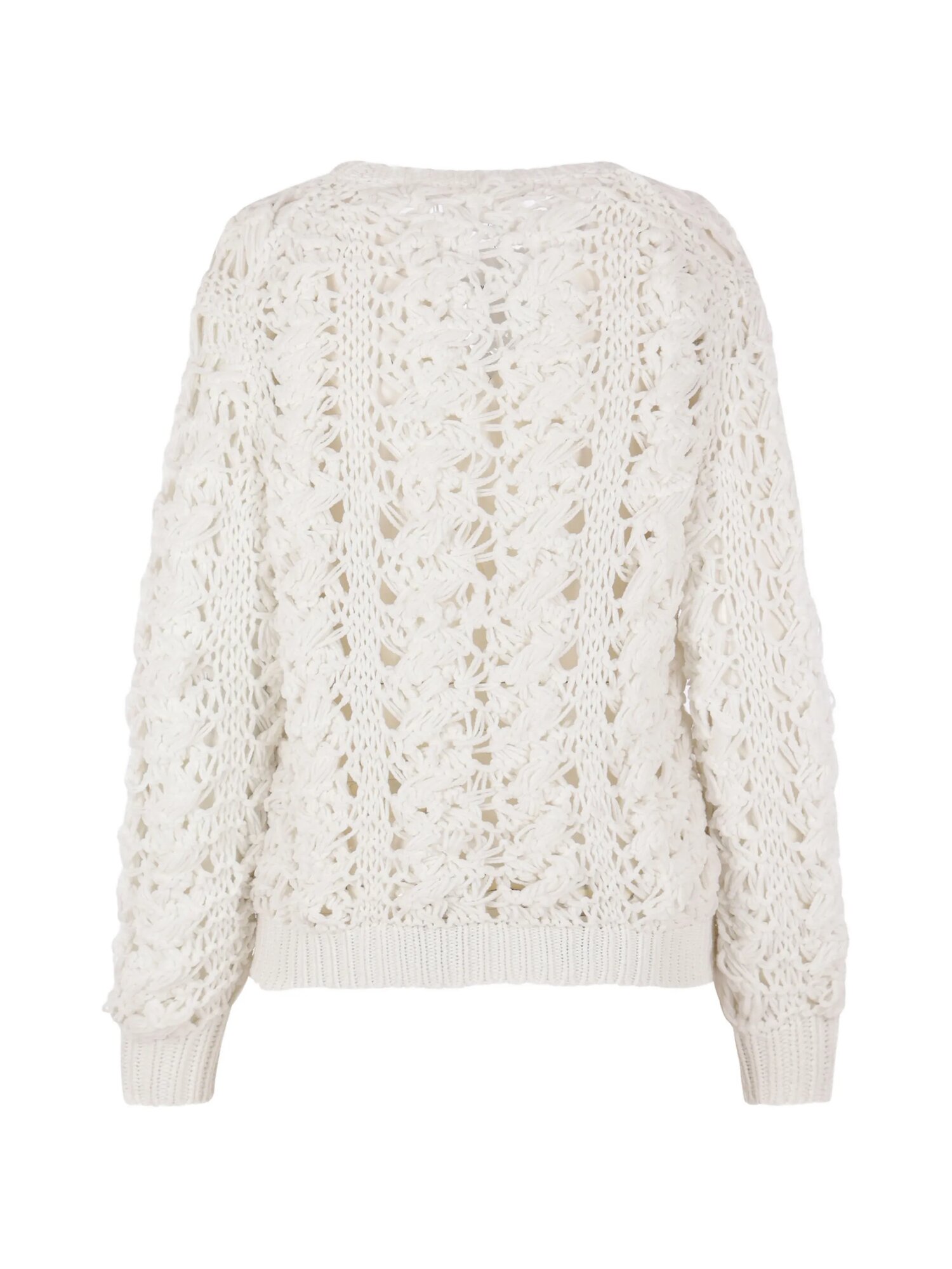 Свитер COMME des GARCONS Open-knit sweater, размер 42, , белый — фото 1