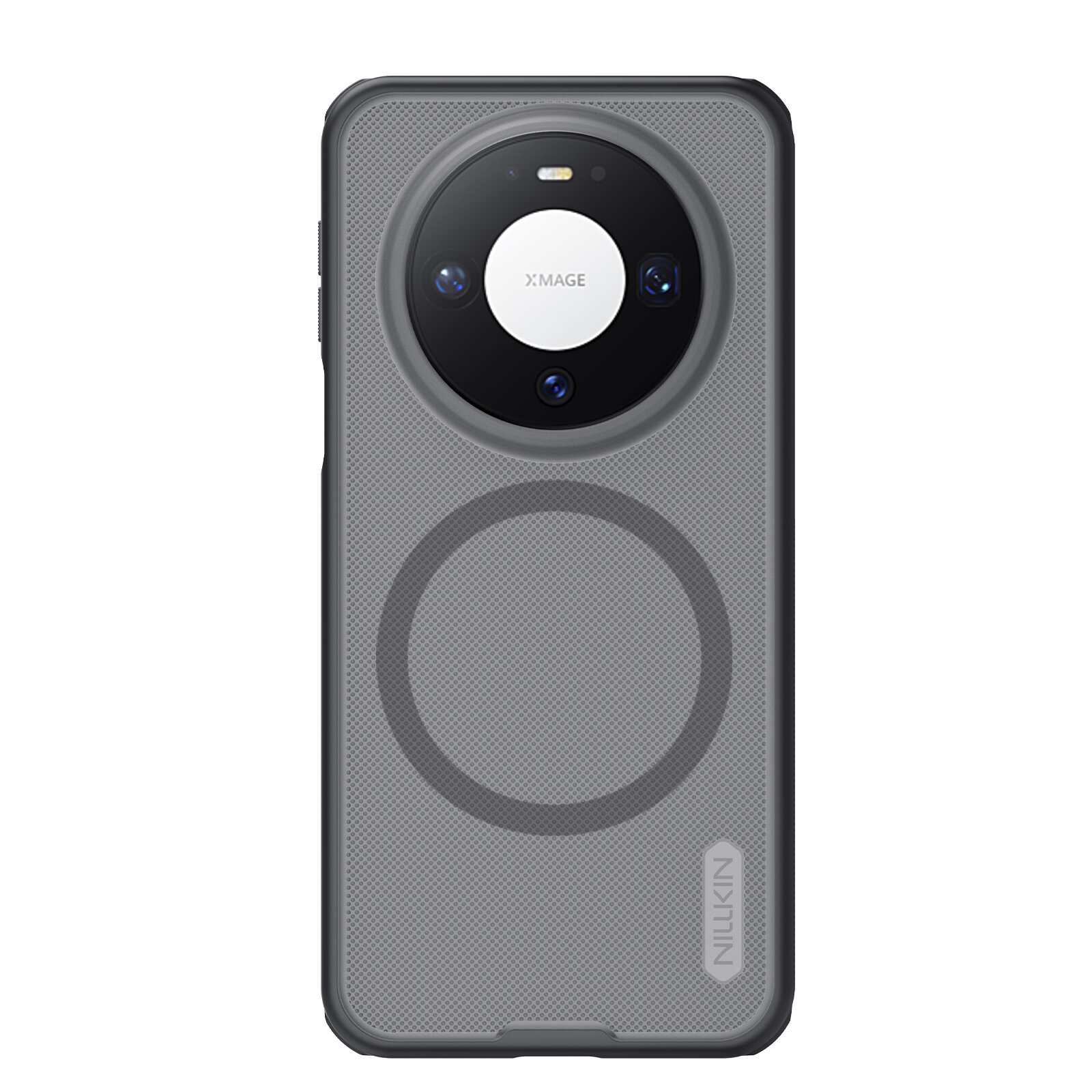 Чехол серый тонированный c MagSafe для Huawei Mate 80 и 80 Pro, серия Super Frosted Shield Pro Magnetic (Clear version) от Nillkin
