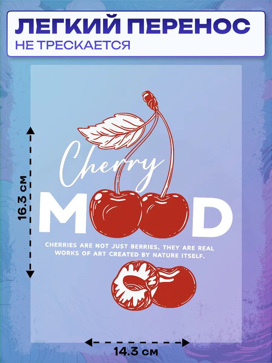 Термонаклейка cherry mood — фото 1