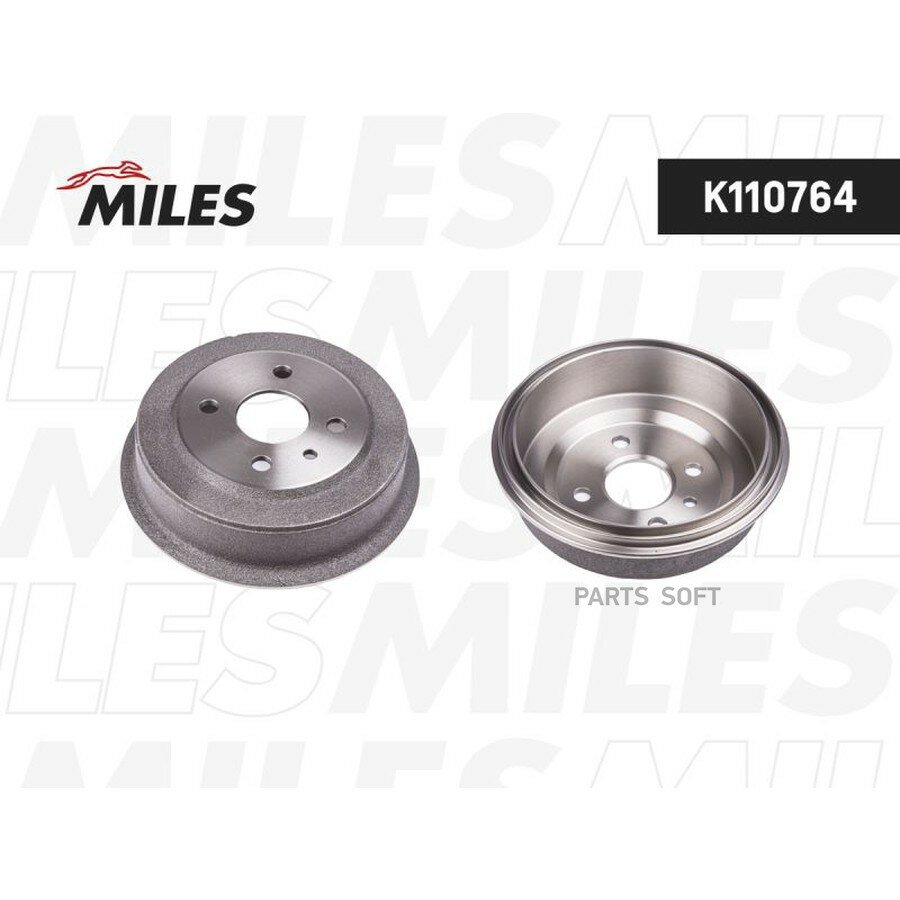 Барабан тормозной DAEWOO NEXIA/LANOS/ESPERO/OPEL ASTRA F/KADET E MILES K110764