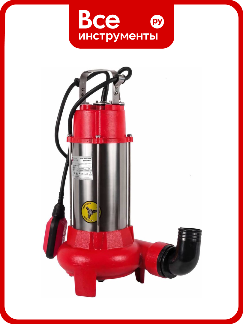 Дренажный насос QUATTRO ELEMENTI ПРОФ Sewage 1100F Ci-Cut 645-297