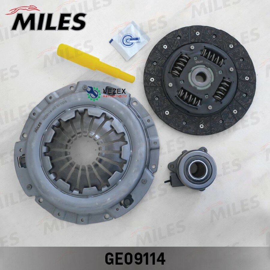 MILES GE09114 Сцепление комплект с подшипником CHEVROLET LACETTI 1.4-1.6 03- (LUK 622139633) GE09114