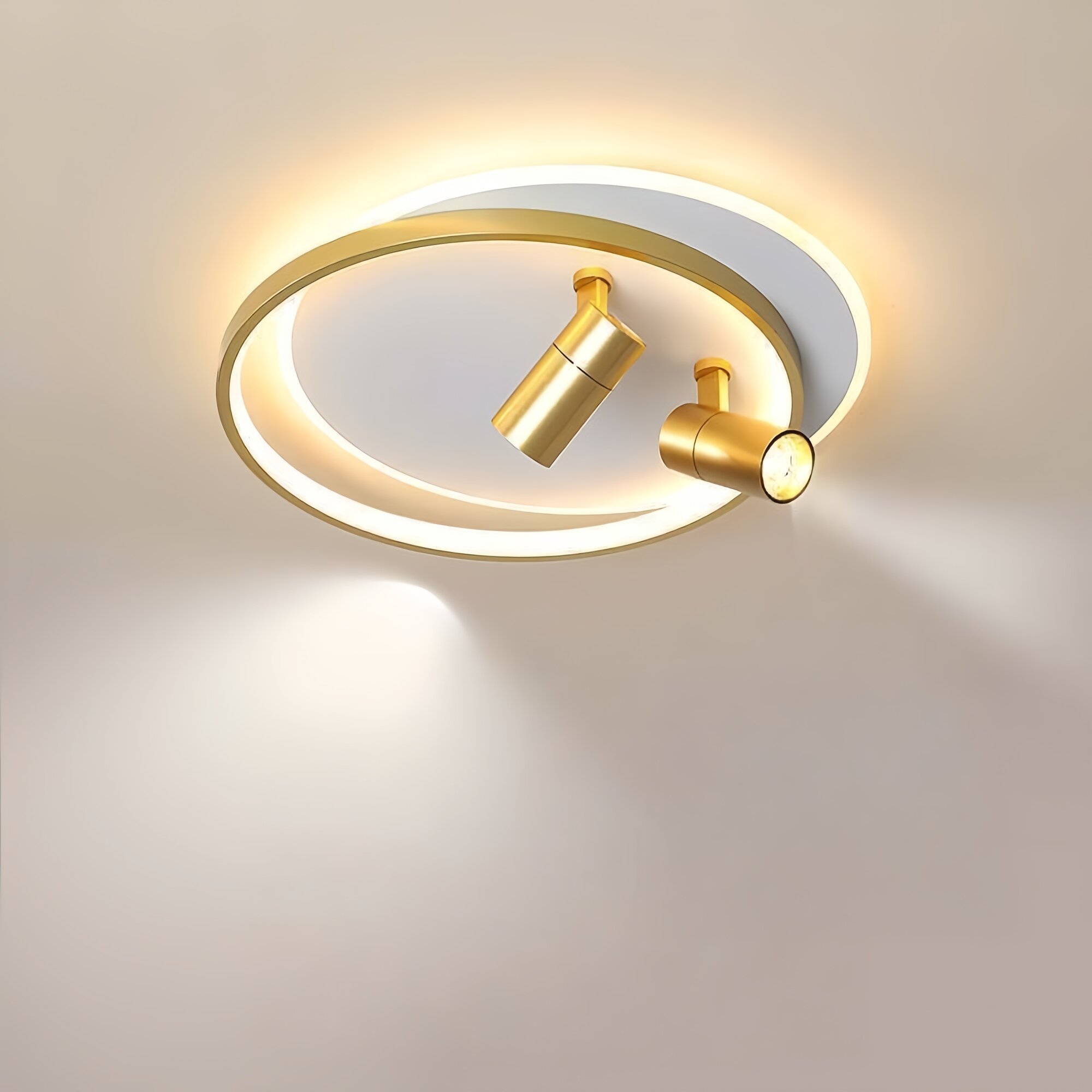 Управляемый светодиодный светильник GEOMETRIA downlight 65W круг- estares