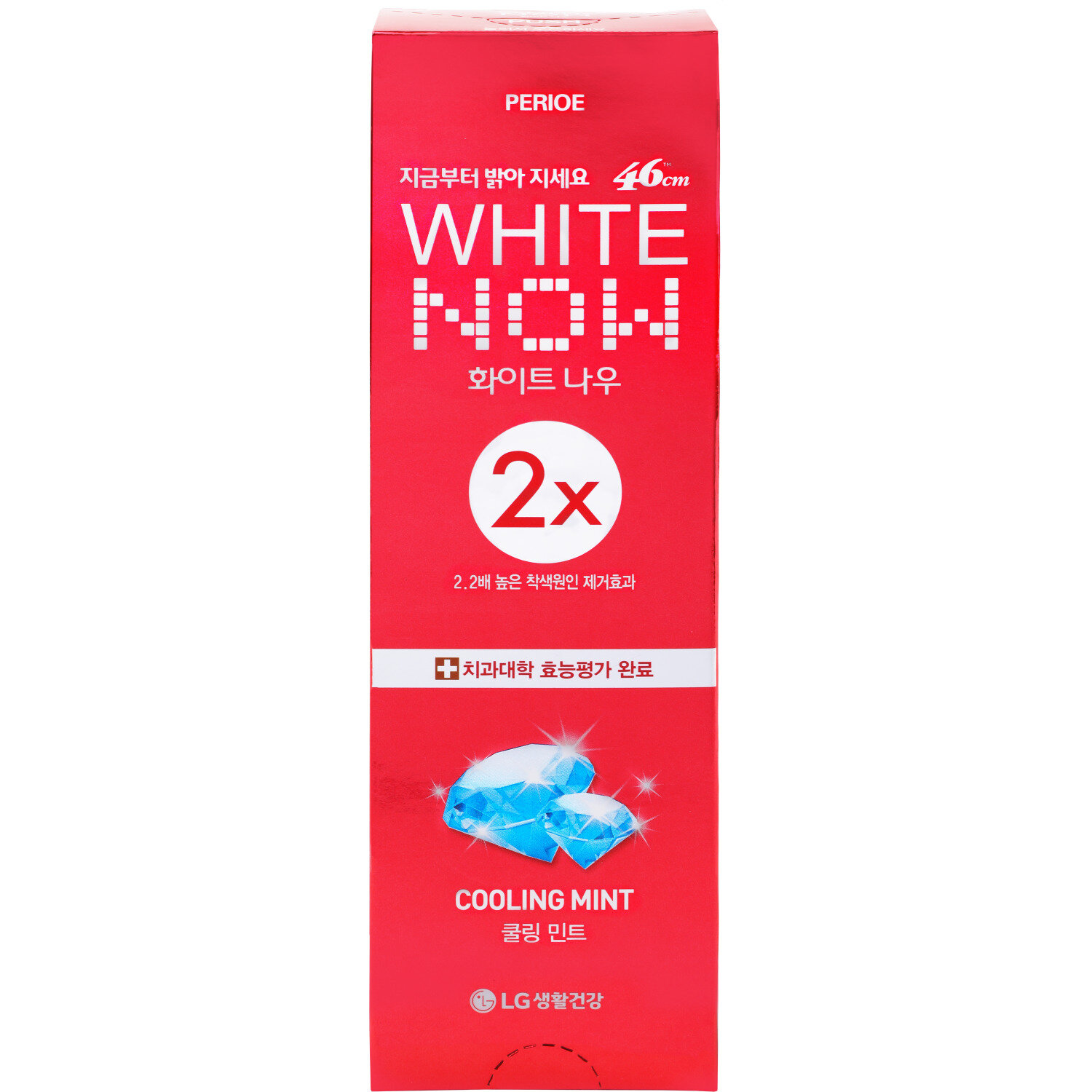 PERIOE White Now Cooling Mint Зубная паста охлаждающая мята отбеливающая 120 мл
