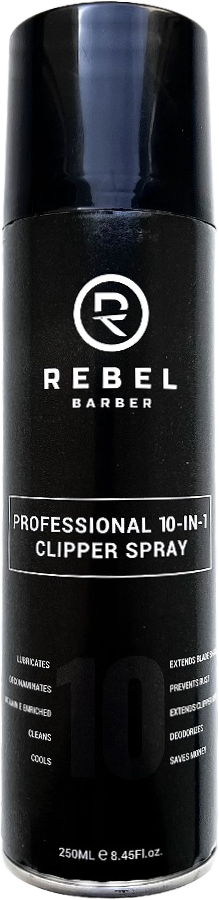 REBEL BARBER Профессиональный спрей для машинок 10 в 1 Professional Spray For Shave 50ml