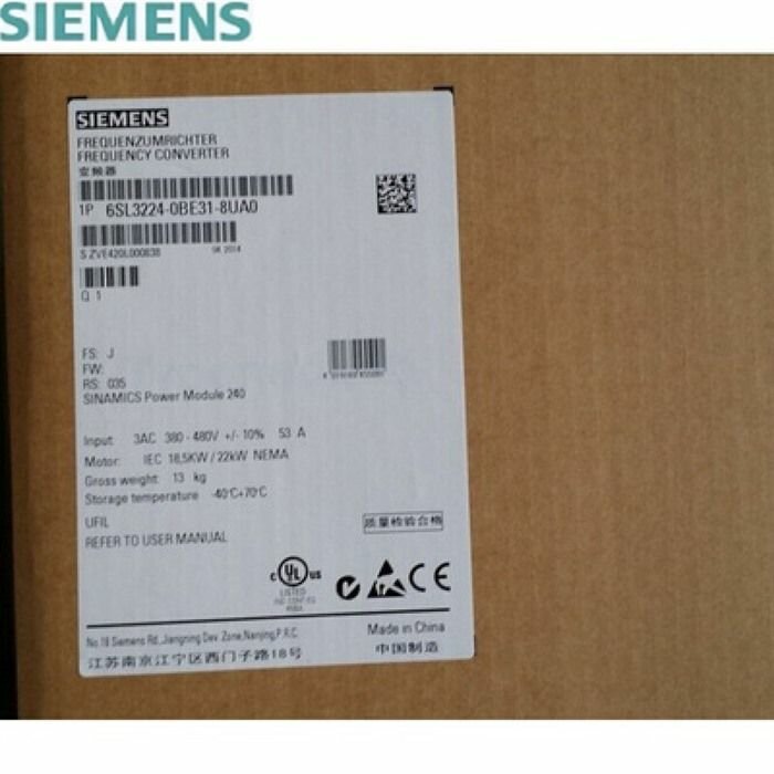 Модуль SIEMENS 6SL3224-0BE31-8UA0 INVERTER 6SL32240BE318UA0