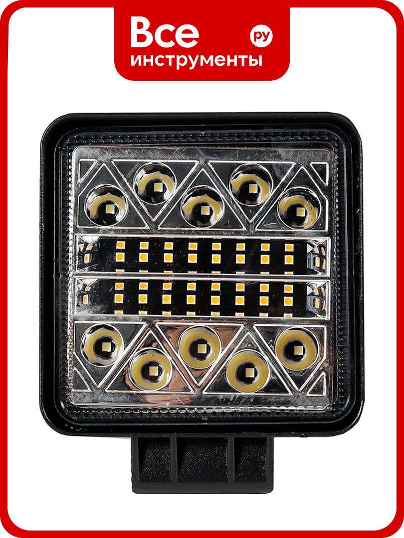 Маяк Крал 10-30 V , d=42mm, желтый цвет квадратный 3808