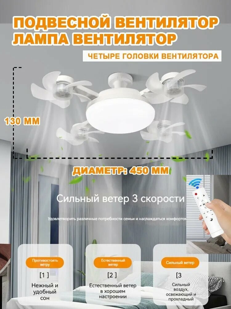 Большой палец Потолочный вентилятор ZY777-4