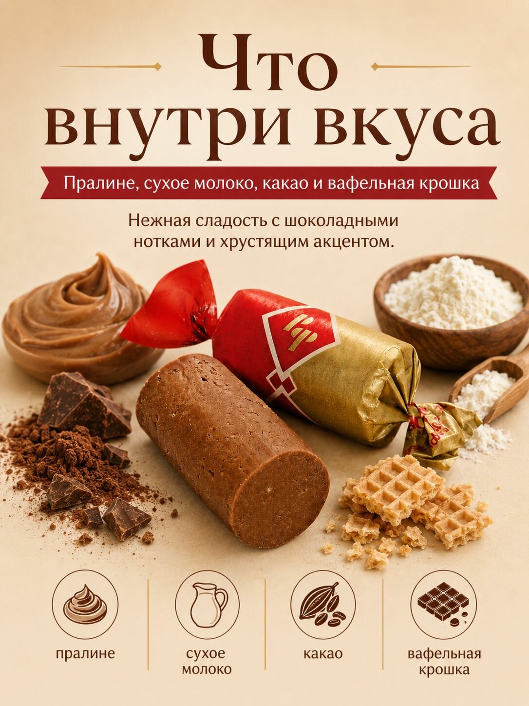 Конфеты Рот Фронт Батончики — фото 1