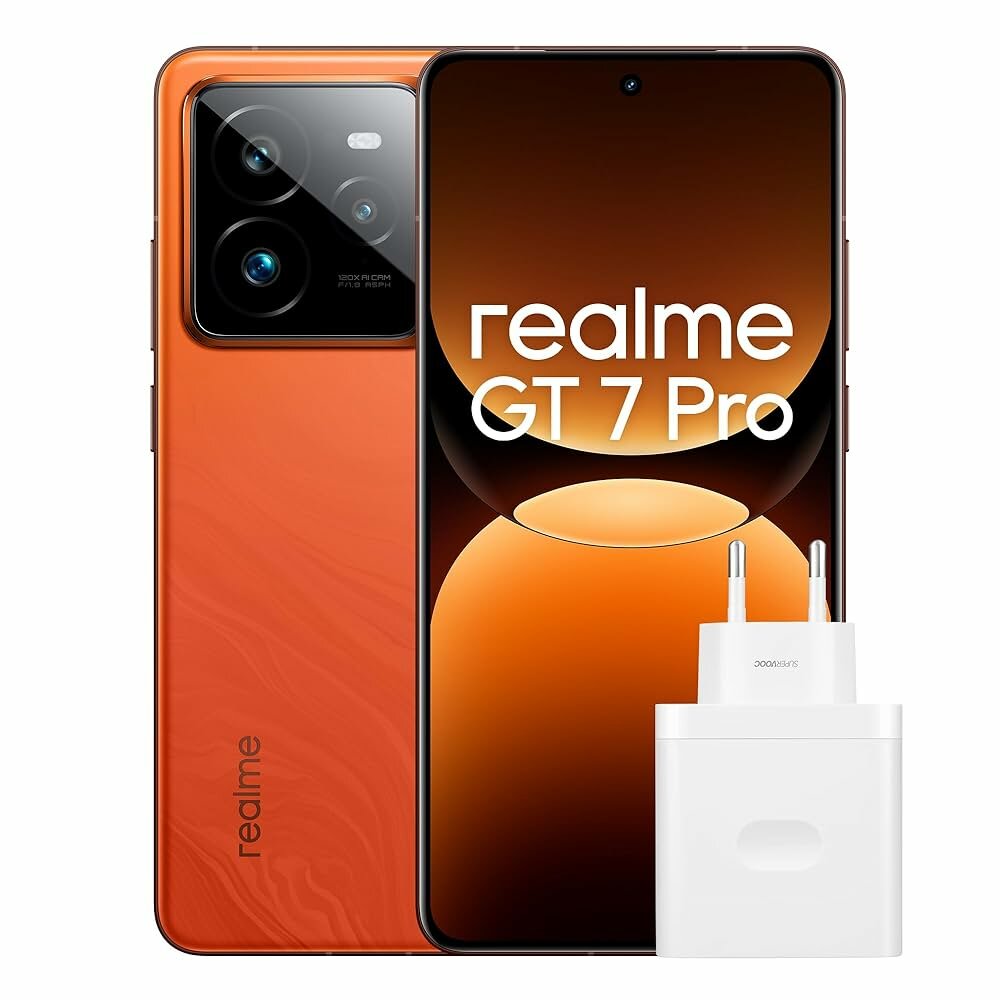 Новый смартфон Realme GT7 Pro, 16 /512ГБ, Android 15, Марсианский оранжевый, CN