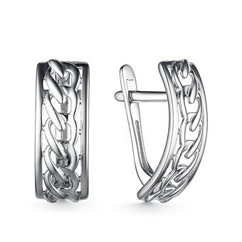 Серьги JEWELIN, серебро, 925 проба