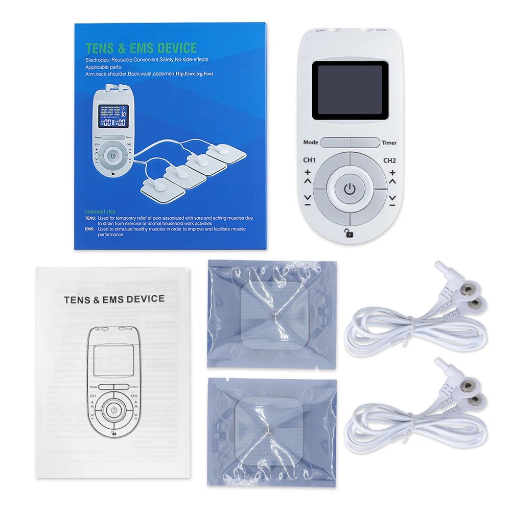 Электрический миостимулятор Tens Relax EMS 12 режимов