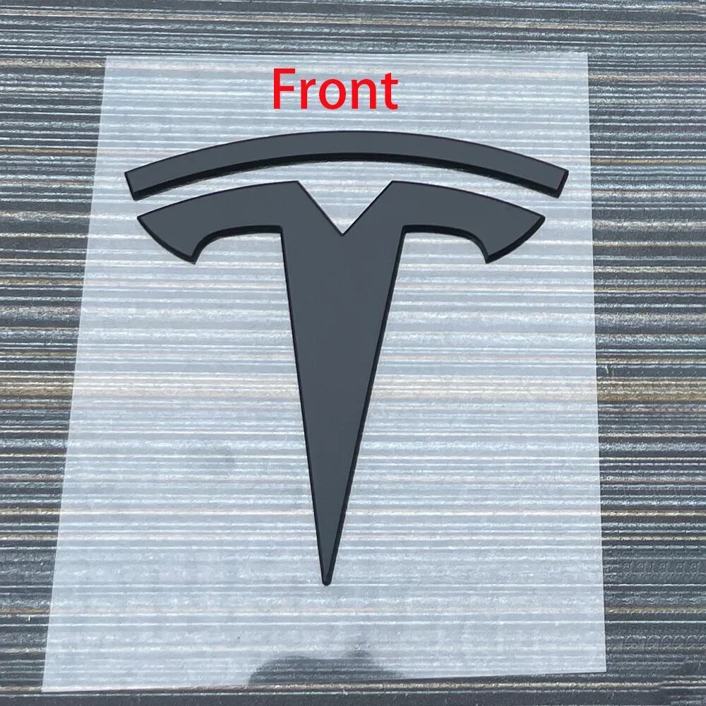 1 шт. ABS для Tesla Model 3 Mode Y, передний капот автомобиля, логотип, крышка, эмблема, наклейка, Стайлинг, авто кузов, задний багажник, значок, аксессуары