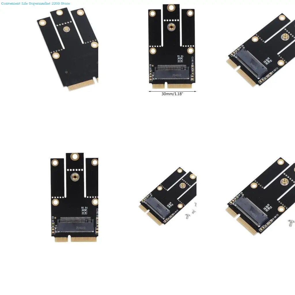 M.2 NGFF Wi-Fi адаптер Ngff A + E для Mini Mini Pcie Pci Express Wi-Fi Запчасти для беспроводной сетевой карты оптом