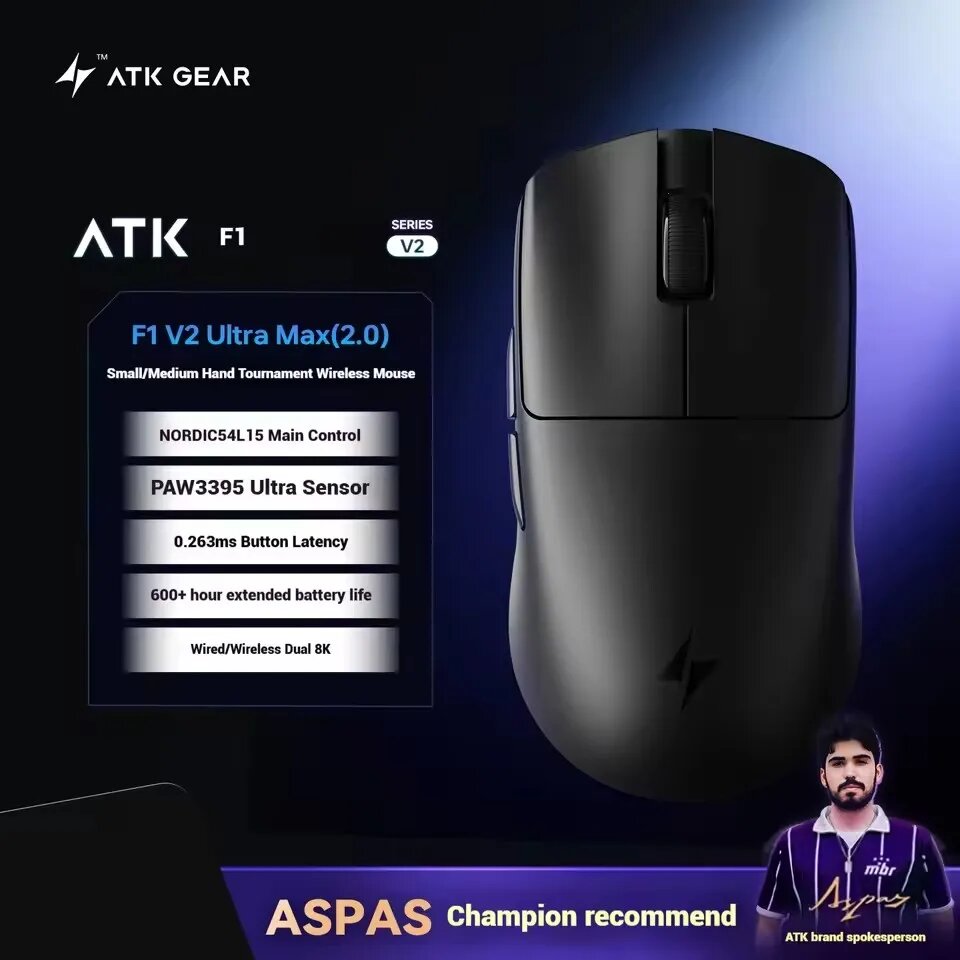 ATK Blazing Sky F1 V2 Ultra Max беспроводная игровая мышь