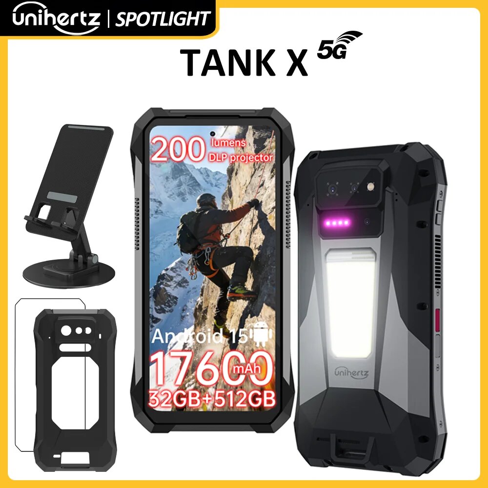 Смартфон unihertz 8849 Tank X, 16/512ГБ, global