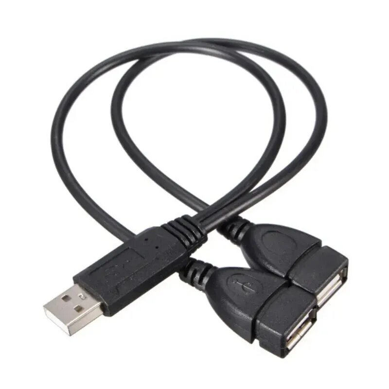 USB 2.0 удлинительный кабель с двойным разветвителем