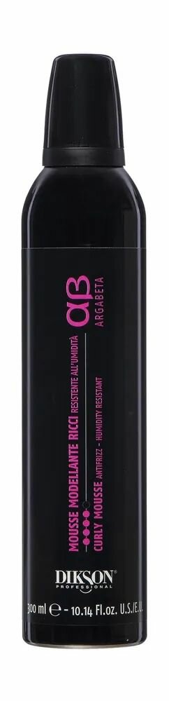 Dikson Мусс для вьющихся волос Argabeta 30 Curly Mousse Anti-Frizz, 300 мл