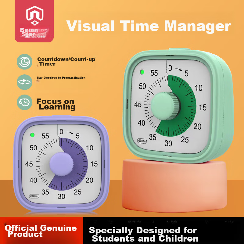 Beianxing Kitchen Timer, Time Management Tool, Visual Kitchen Timer, Children's Learning-Specific Countdown Reminder, Alarm Clock, Loud Volume