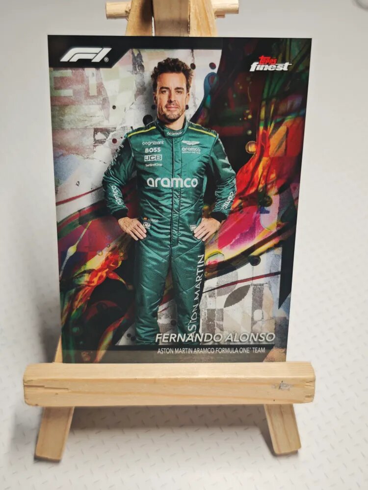 2024 Topps Finest Набор карточек для коллекционирования F1 ALONSO 11