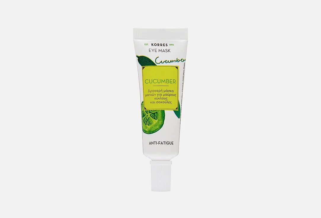 Korres Cucumber Anti-Fatigue Eye Mask Огуречная маска для кожи вокруг глаз 8 мл