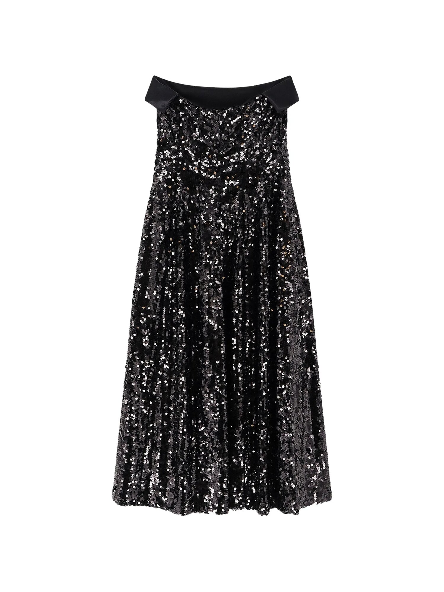 Платье Sequin-embellished A-line midi dress