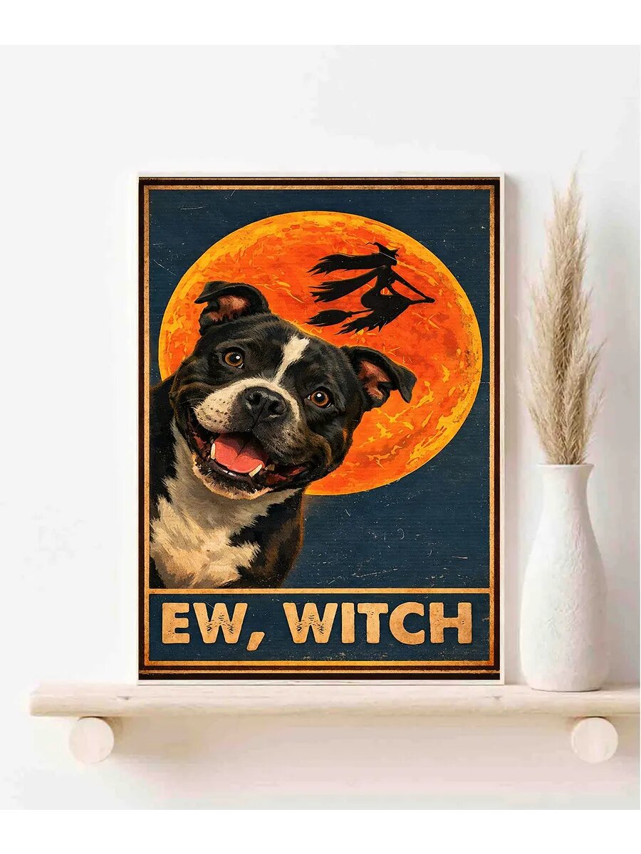 Стаффордширский бультерьер, EW Witch, Плакат 30x42см