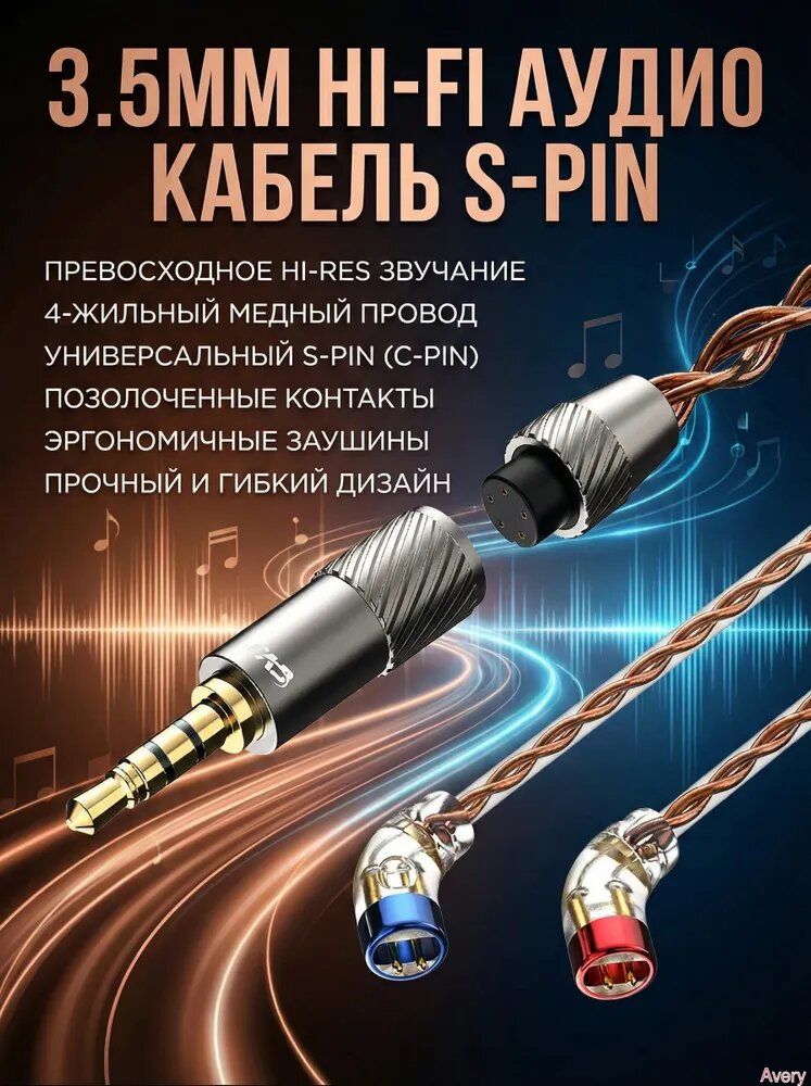Наушники проводные, белый