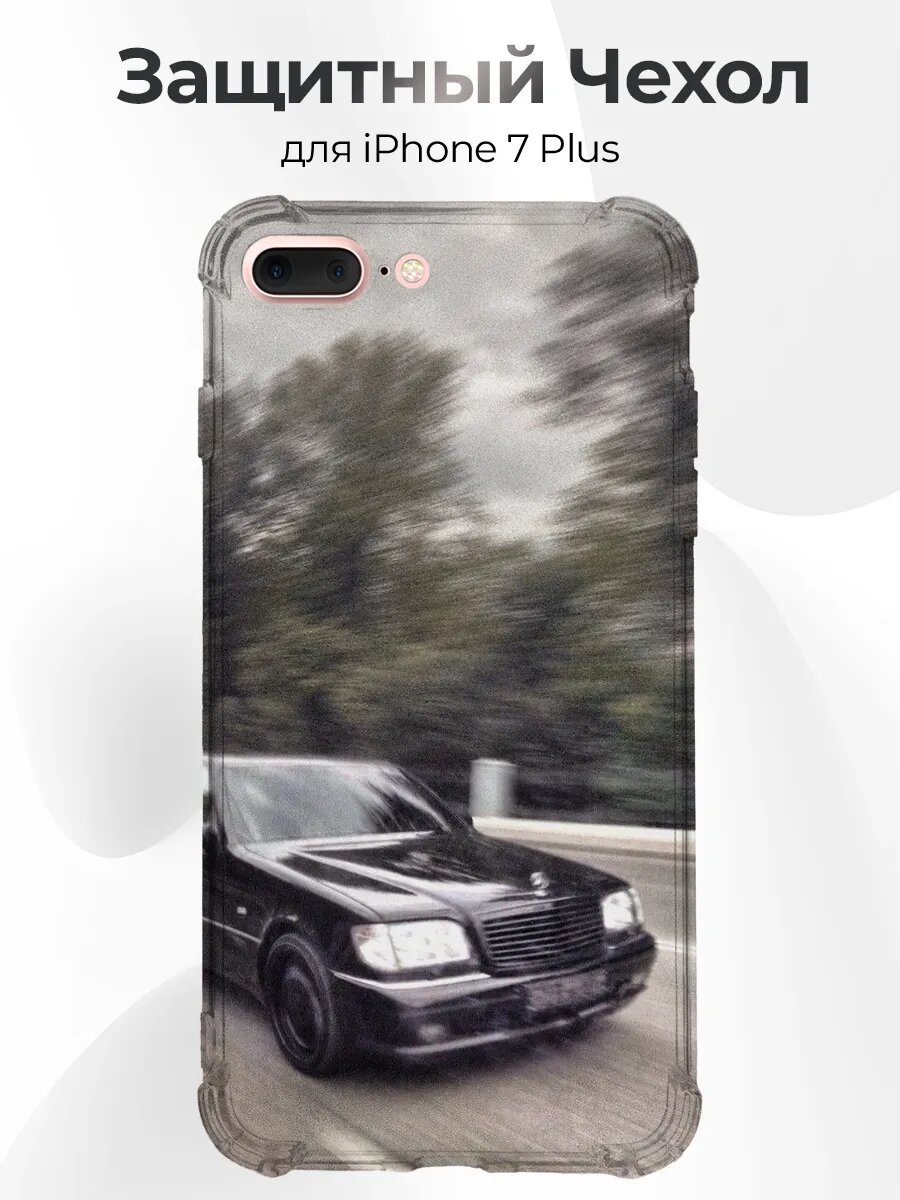 Чехол на iPhone 7/8 Plus Mercedes W140 кабан