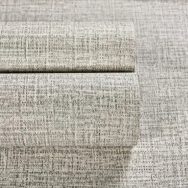 Льняные обои на клей 30x5м, цвет burlap grey