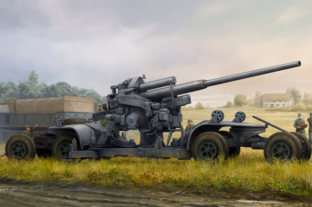 84545 1/35 Немецкая зенитная пушка 12,8 cm Flak 40