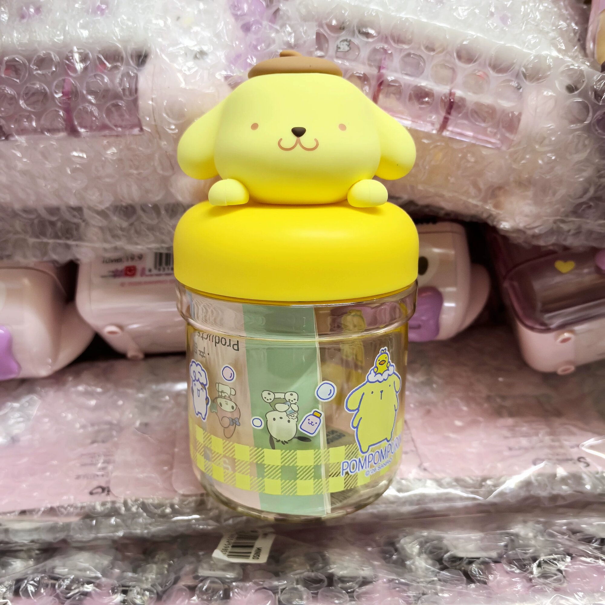 Мини-стакан MINISO Sanrio Family Series, 400 мл - My Melody Cinnamoroll Мини-пластиковый стакан 400 мл - Пудинг Дог