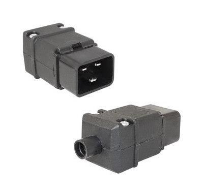 Разъем 220в на кабель IEC-320-C19 вилка