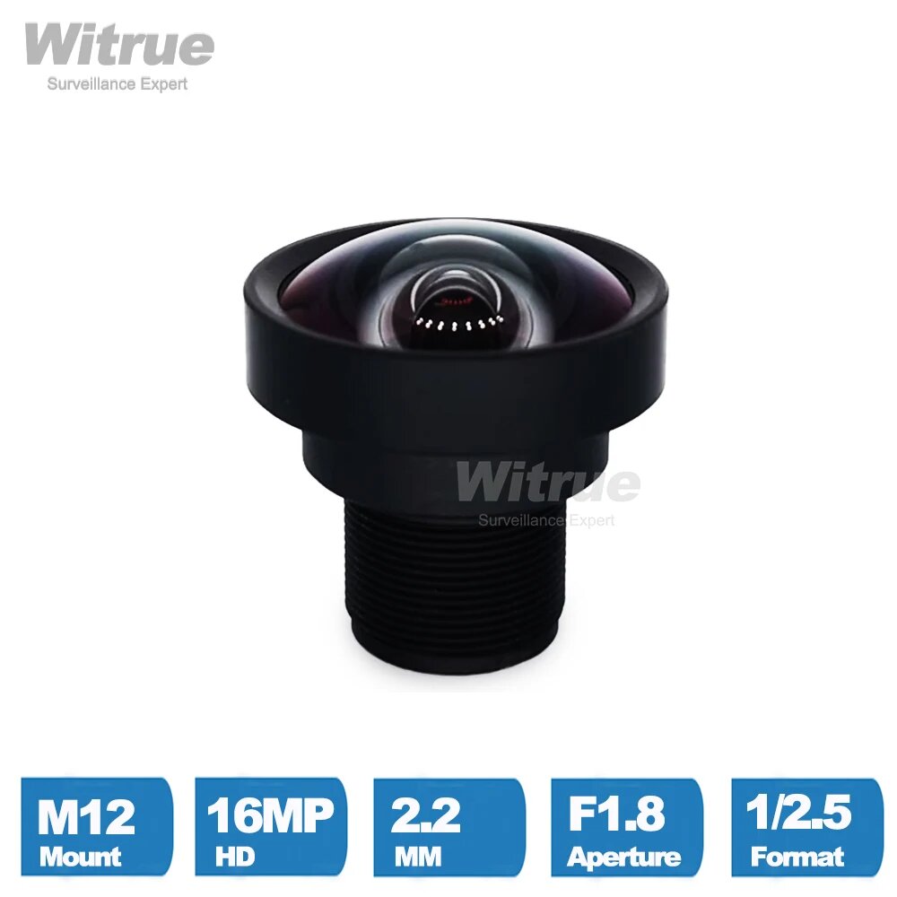 Объектив Witrue HD 4K 16MP 2.2MM для экшн-камеры
