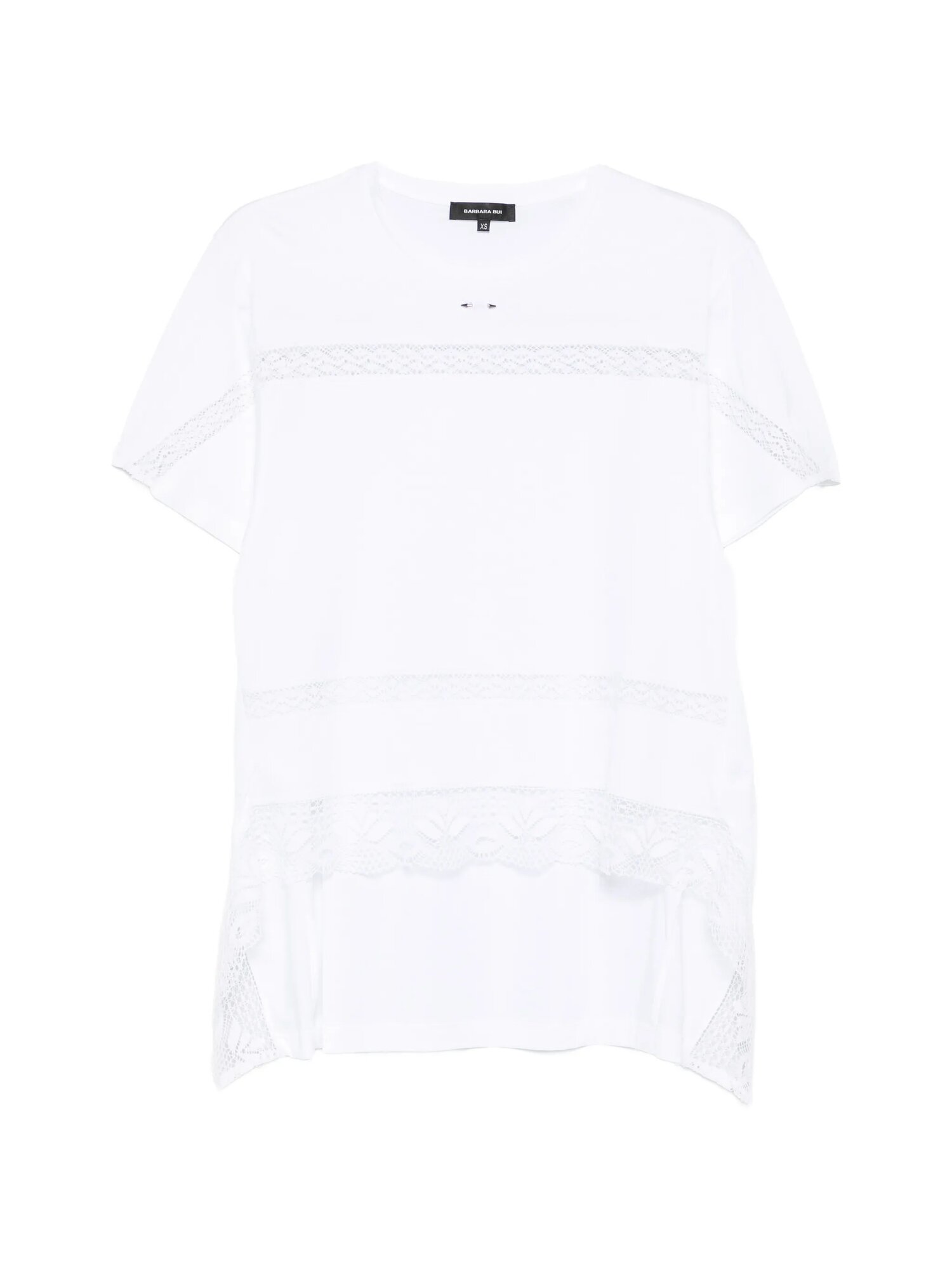 Футболка BARBARA BUI Lace-trim T-shirt