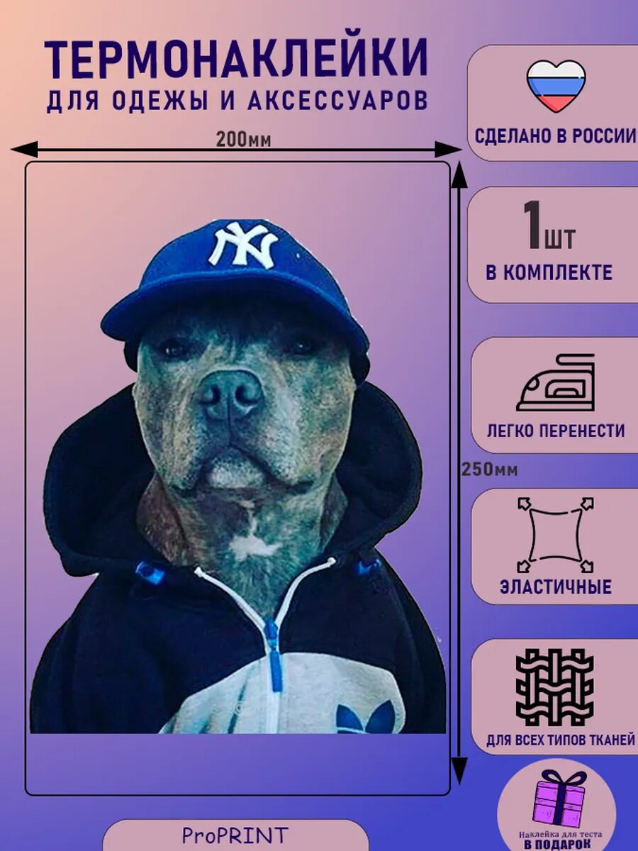 Термонаклейка на одежду взрослая