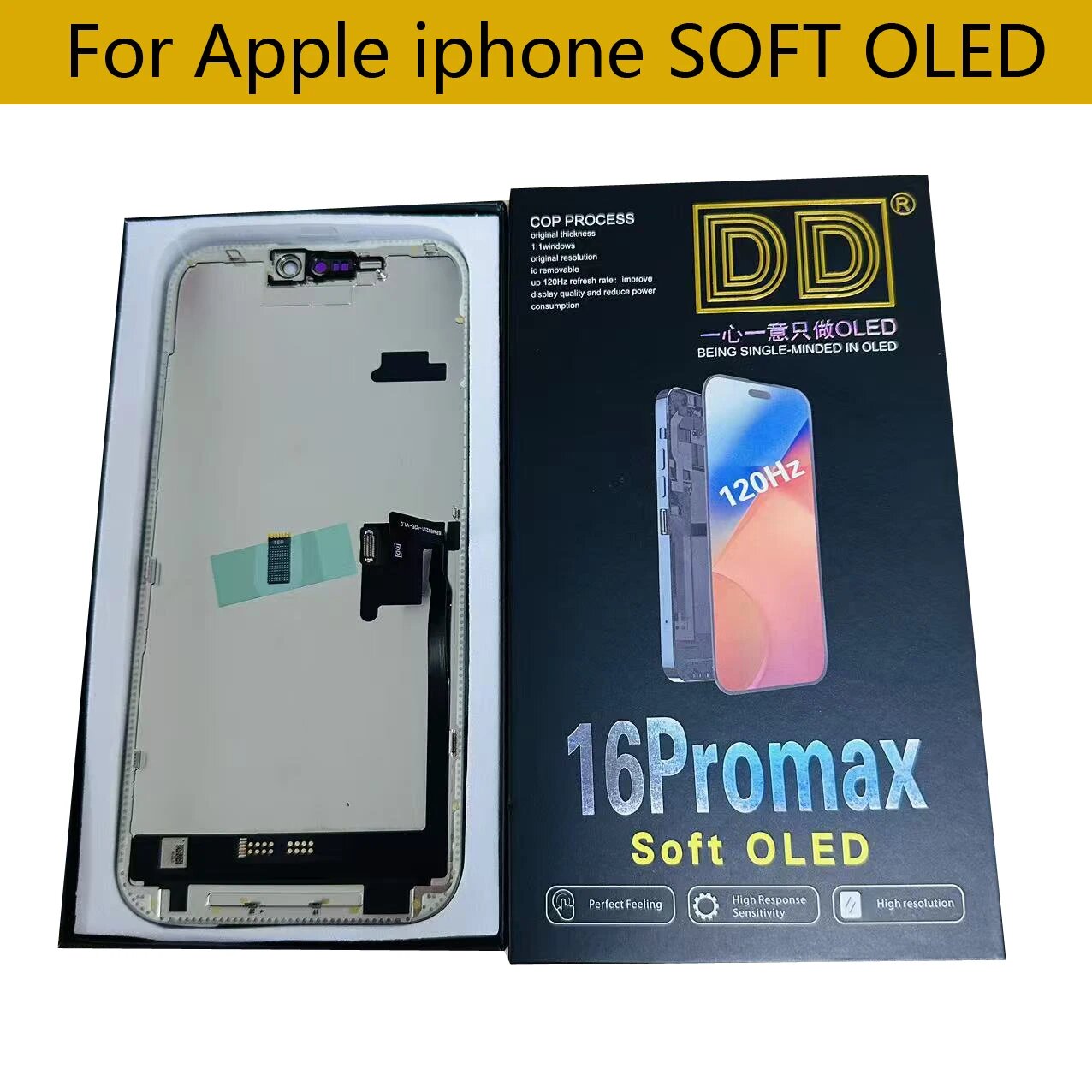 Мягкий OLED-дисплей для iPhone 17Air 11Pro 12 13 14 12Pro 13PRO 14pro 15pro 16pro 17Pro Max 17Air 12mini, замена LCD-экрана