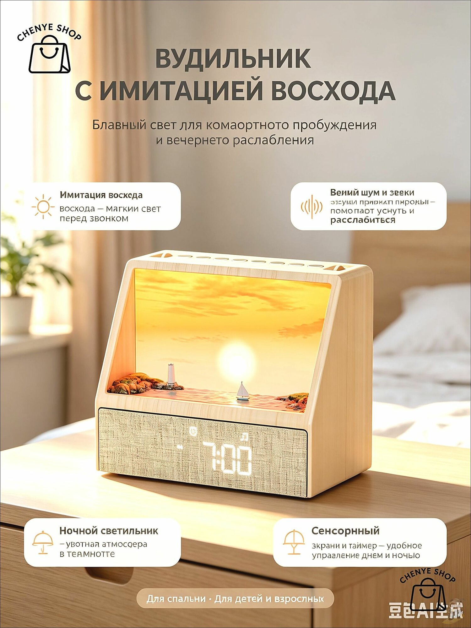 Настольные часы Электронные 1 шт