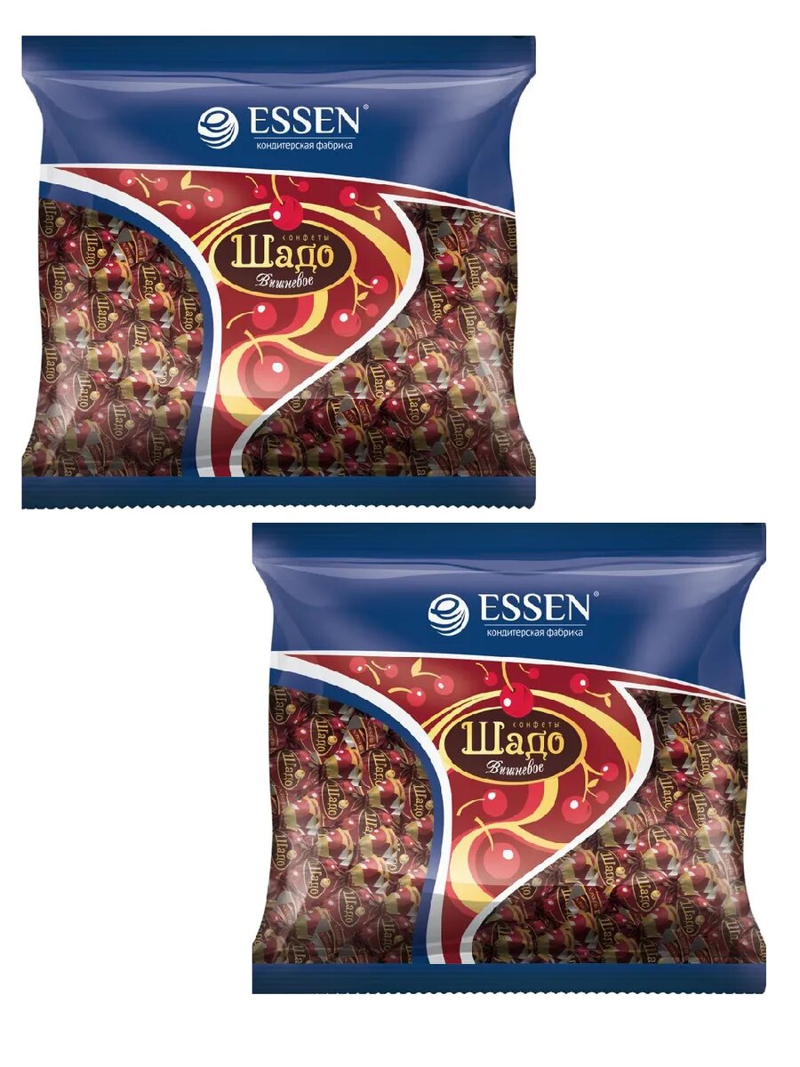 ESSEN Конфеты глазированные Шадо вишневое, 500 г, 2 уп