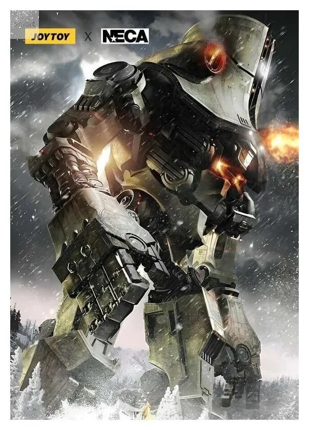 Фигурка егеря Черно Альфа (Cherno Alpha) Тихоокеанский рубеж / Качественная версия с подсветкой / Высота 21 см / Мощная российская модель / Издание Премиум 005