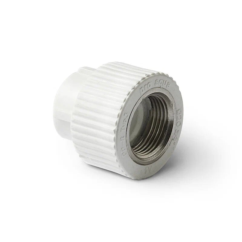 Муфта PPR комбинированная 25х1/2"ВР, белая, Pro Aqua PA22012P 2шт