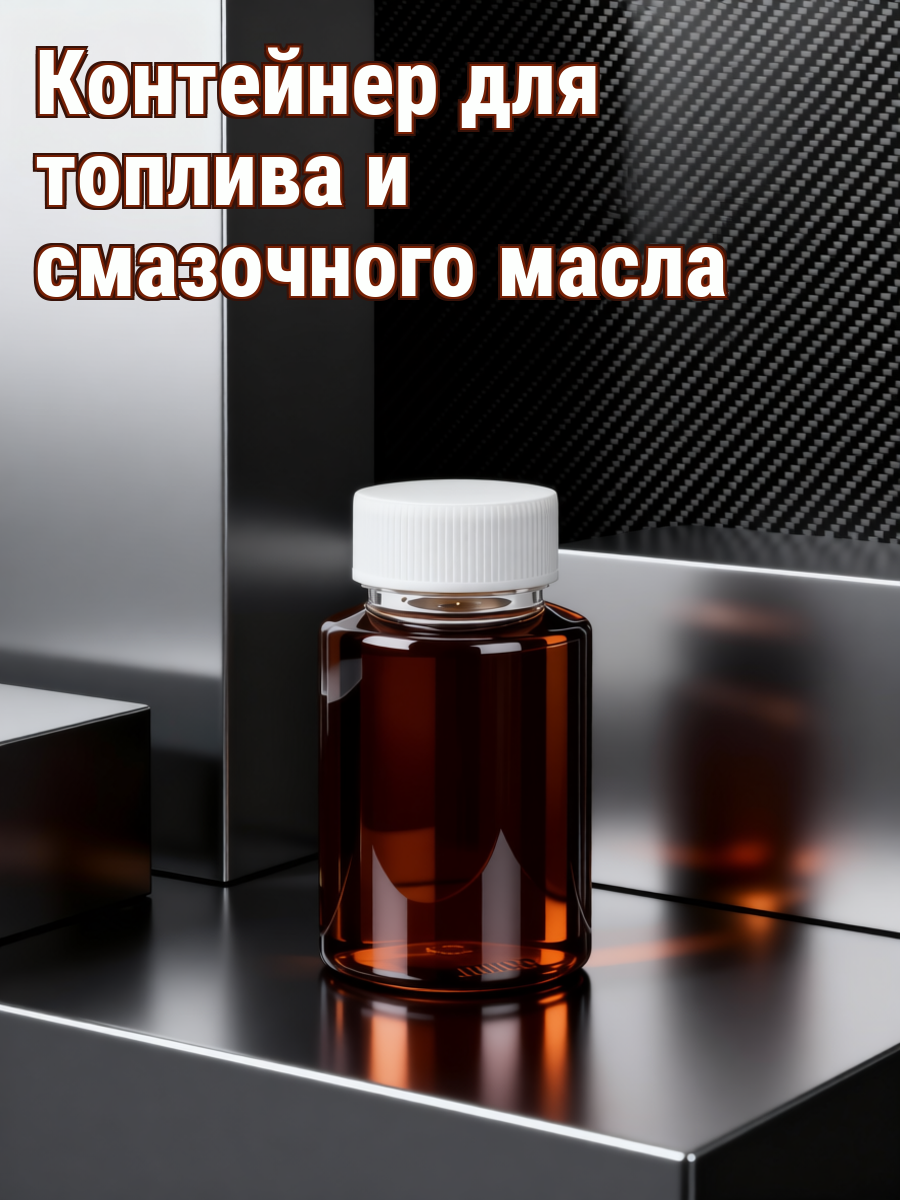 Прозрачные Бутылки Для Масляных Пробёв 6 Штук С Крышками Объём 100мл Размер 8.50X4.80X4.80CM