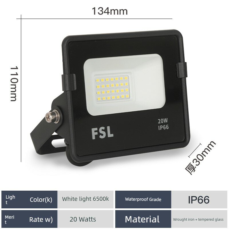 Светодиодный прожектор Foshan Lighting для наружного освещения, водонепроницаемый, для сада, суперяркий, рекламный,