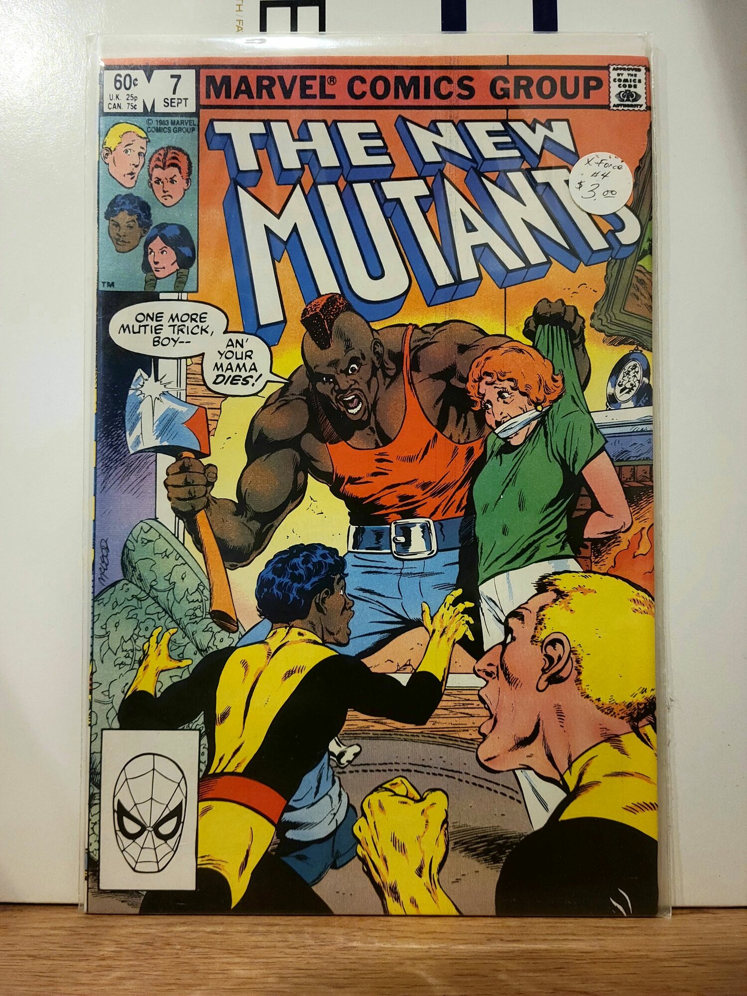 Раритетный Комикс New Mutants #7. 1983 Год. Коллекционный выпуск.
