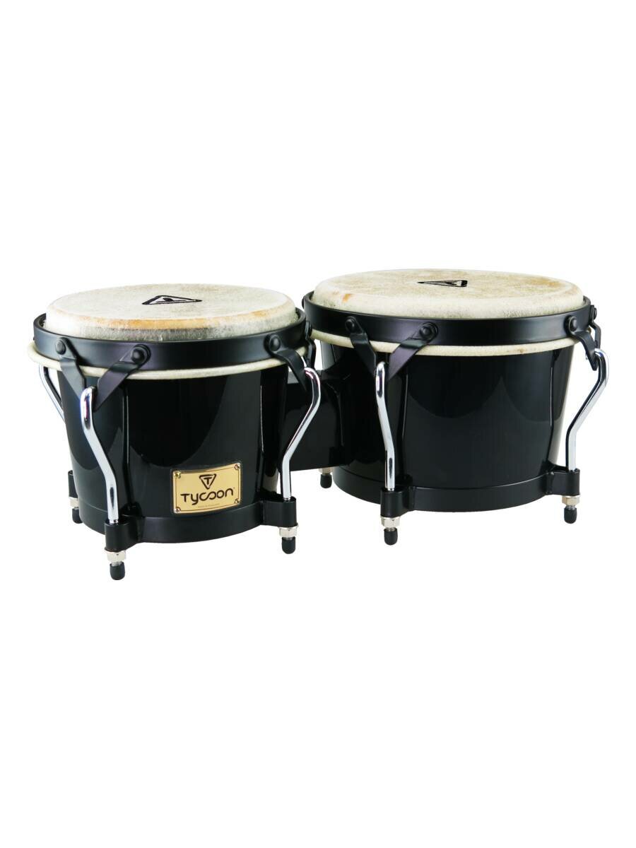 TYCOON STB-B BK - Бонго 7"(18см) x 8,5"(22см), корпус: дуб, цвет: черный