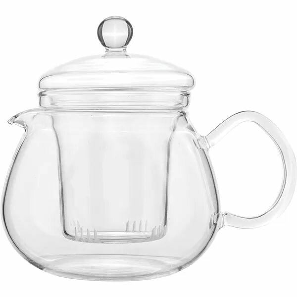 Чайник заварочный 500 мл Pretty Tea из термостекла с фильтром