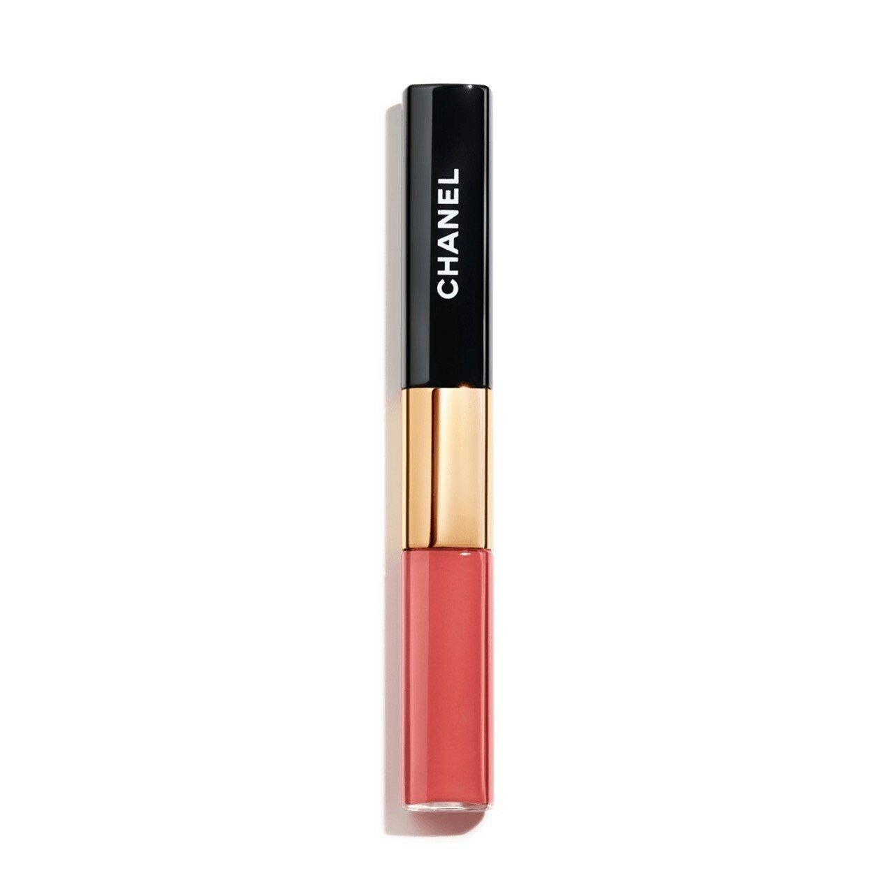 Стойкая двусторонняя помада-блеск для губ Chanel Le Rouge Duo Ultra Tenue, 8 мл.| оттенок 192 Coral Pink.