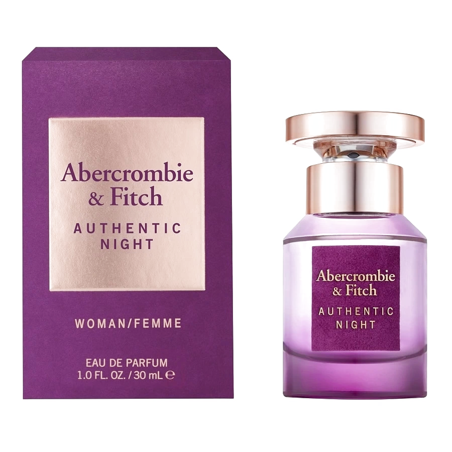 Женская парфюмерная вода Abercrombie and Fitch Authentic Night 50 мл - Фитч Аутентик Найт