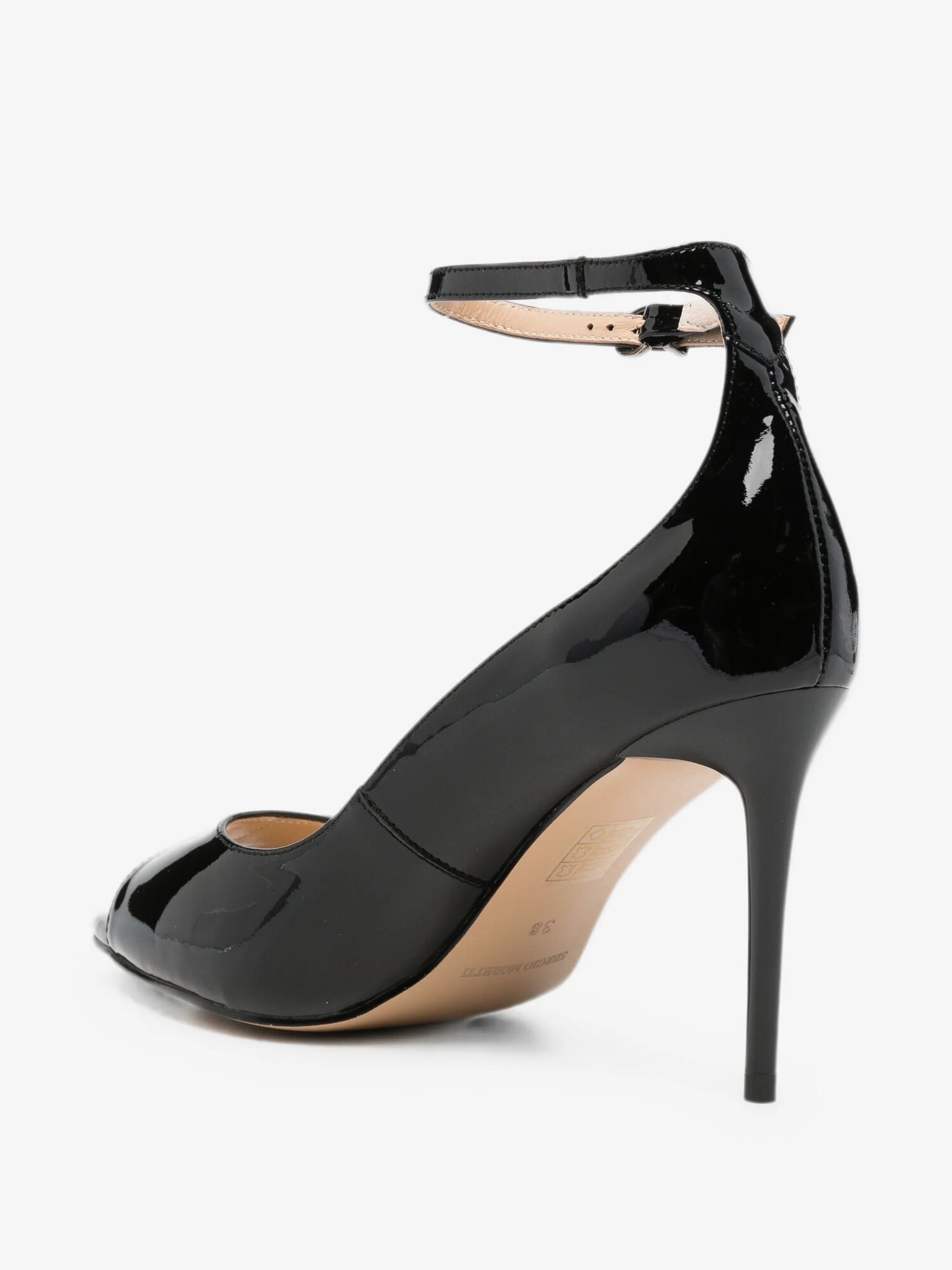 Туфли SERGIO MORETTI Peep-toe pumps, размер 38 — фото 1