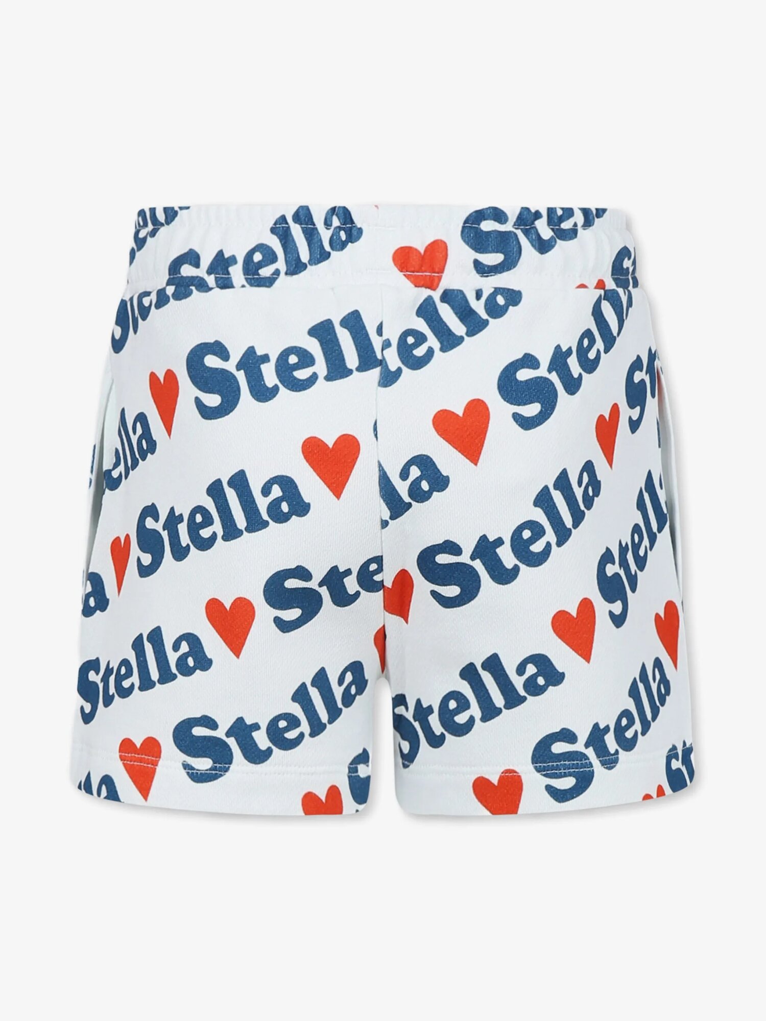 Шорты Stella McCartney, размер 116-128, бежевый/белый — фото 1